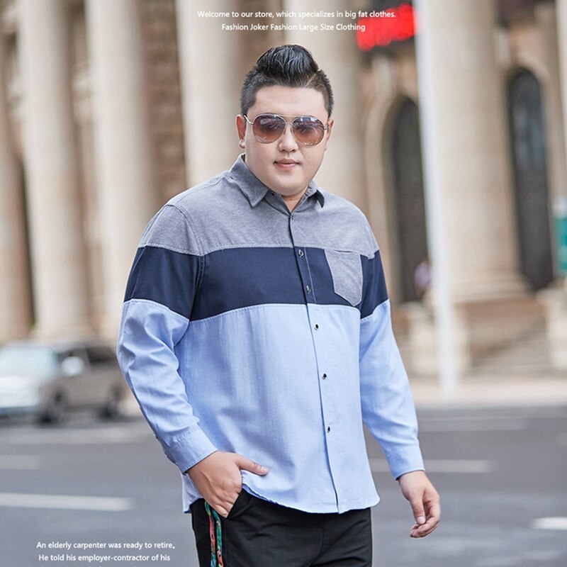 Spring men's spring autumn plus size stitching lon... – Vicedeal