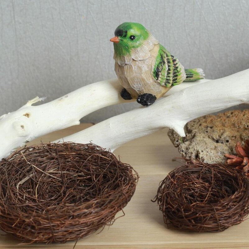 Natural Rattan Bird Nest Handmade Birdhouse Easter... – Vicedeal