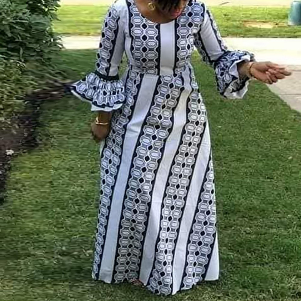 Robe longue africaine pour femmes, vêtements afric... – Grandado