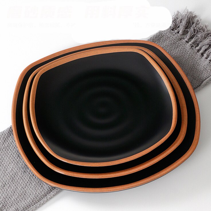 Melamine tableware restaurant restaurant food plat... – Grandado