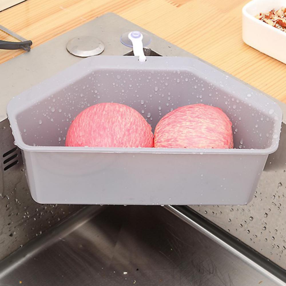 Kitchen Drain Basket Corner Sink Drain Rack Shelf ... – Vicedeal Kitchen Drain Basket Corner Sink Drain Rack Shelf ... – Vicedeal