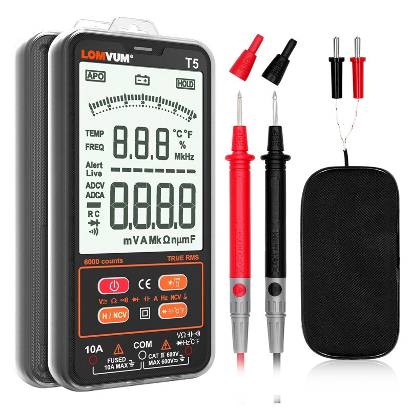 LOMVUM TRUE RMS Multimeter 6000 COUNTS High Precis... – Grandado