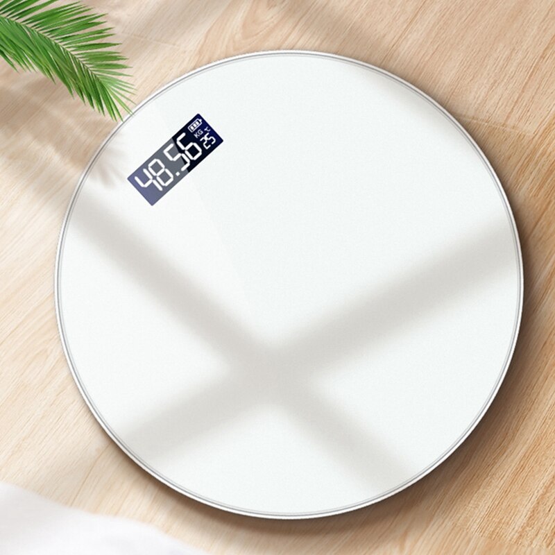 Bathroom Body Scale Weight Scales Round Toughened ... – Vicedeal