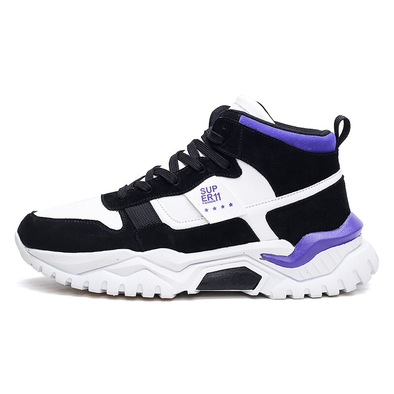 Cold sticky high-top shoes canvas shoes daddy spor... – Grandado