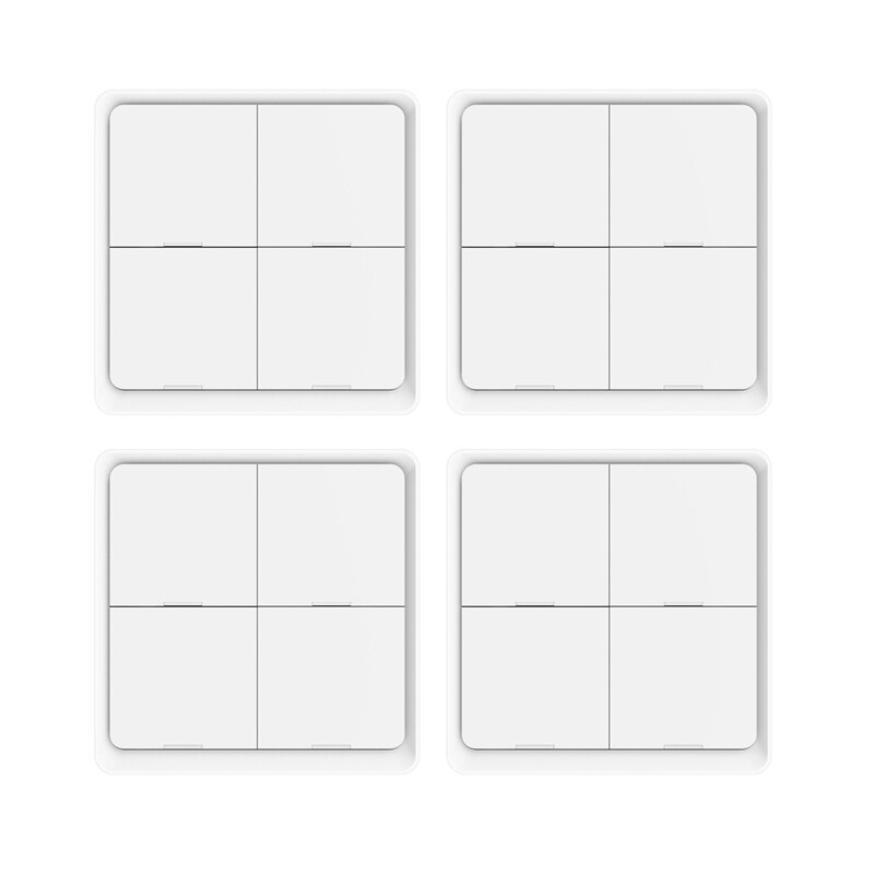 Tuya ZigBee 4 Gang Wireless Switch 12 Scene Push B... – Grandado