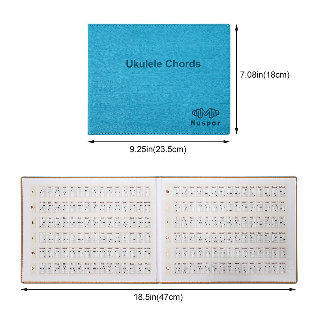 Portable Ukulele Chart Book Ukulele Melody Songboo... – Vicedeal