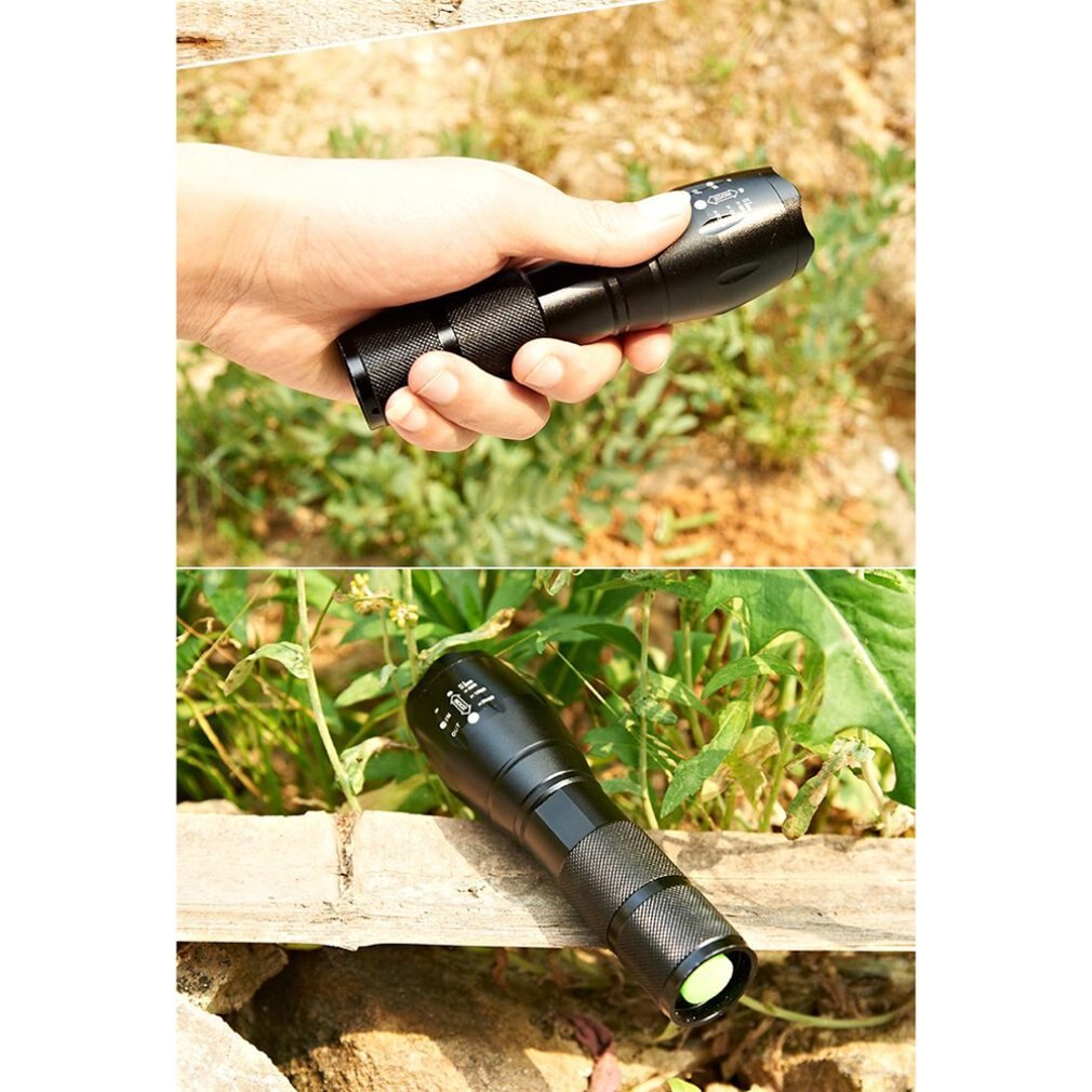 led rechargeable flashlight A100 aluminum alloy ou... – Vicedeal