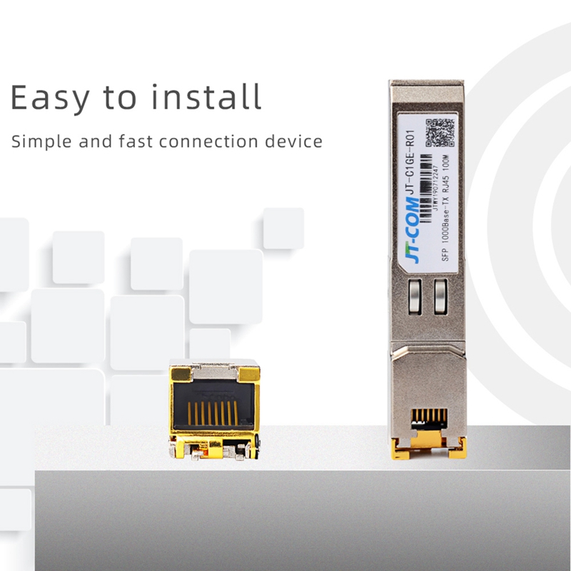 JT-COM Gigabit RJ45 SFP Module 1000Mbps SFP Copper... – Grandado