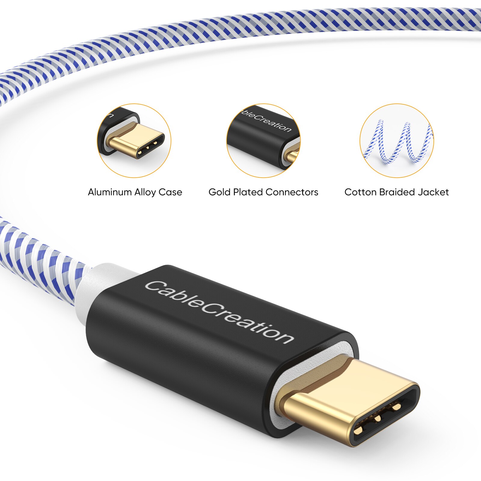 Cablecreation Usb Naar Type-C Kabel Voor Samsung S... – Grandado