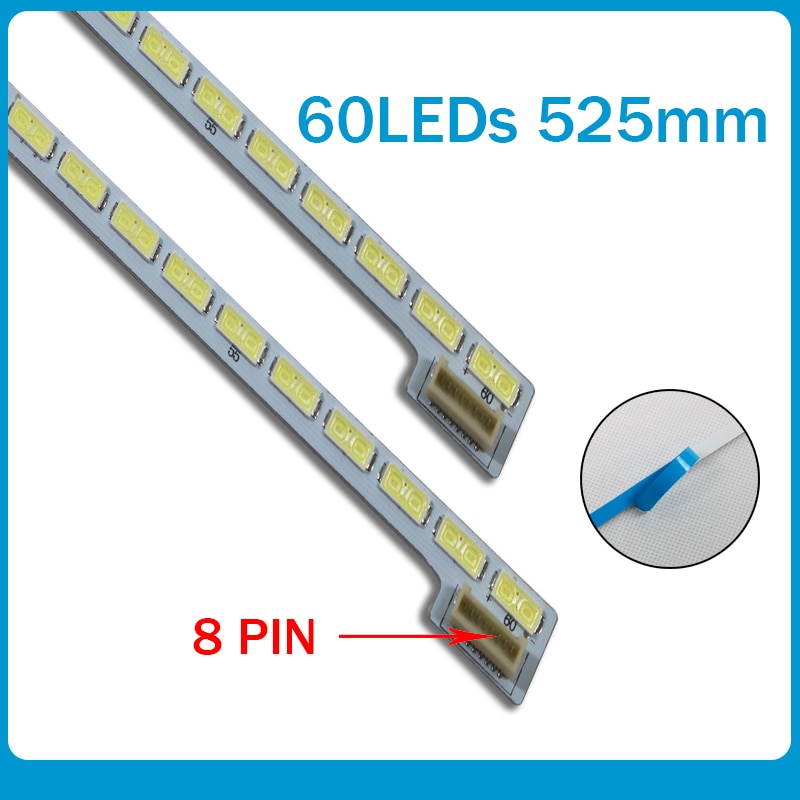 60LEDs 525mm LED backlight strip bar voor TV LG In... – Grandado