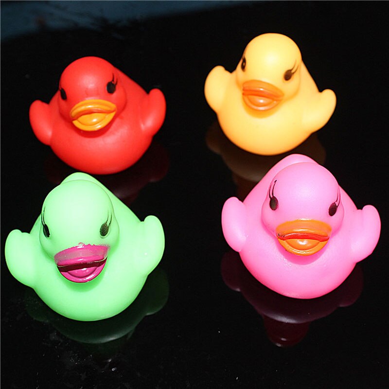Plastic Cartoon Water-sensing Glowing Duck Baby Ki... – Grandado