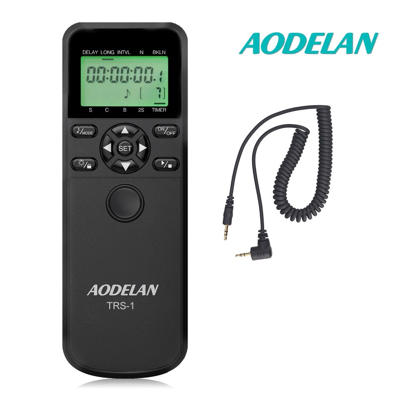 AODELAN TRS-1 Timer Remote Control Shutter Release... – Grandado