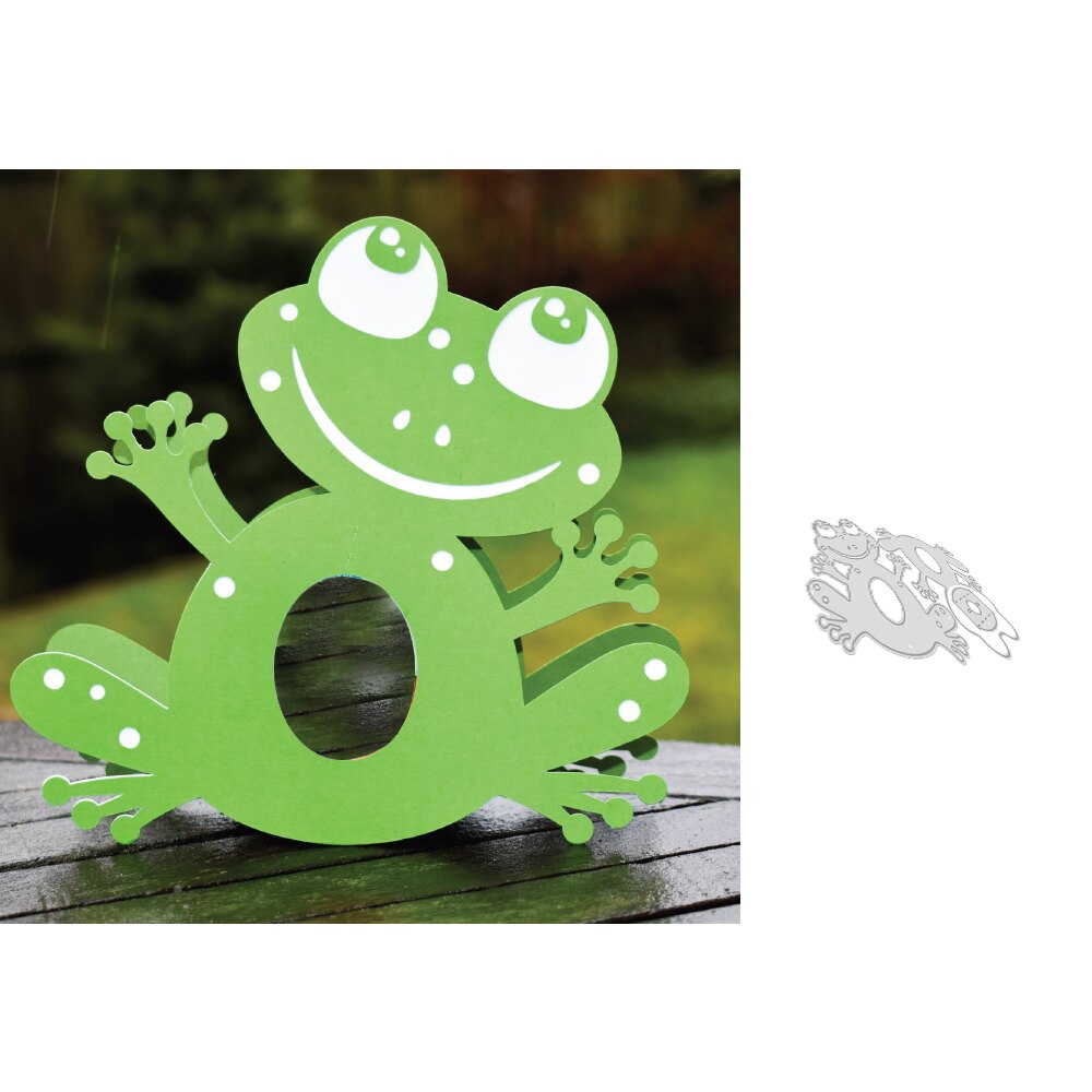3D Animal Frog Metal Cutting Dies Stencils for DIY... – Grandado