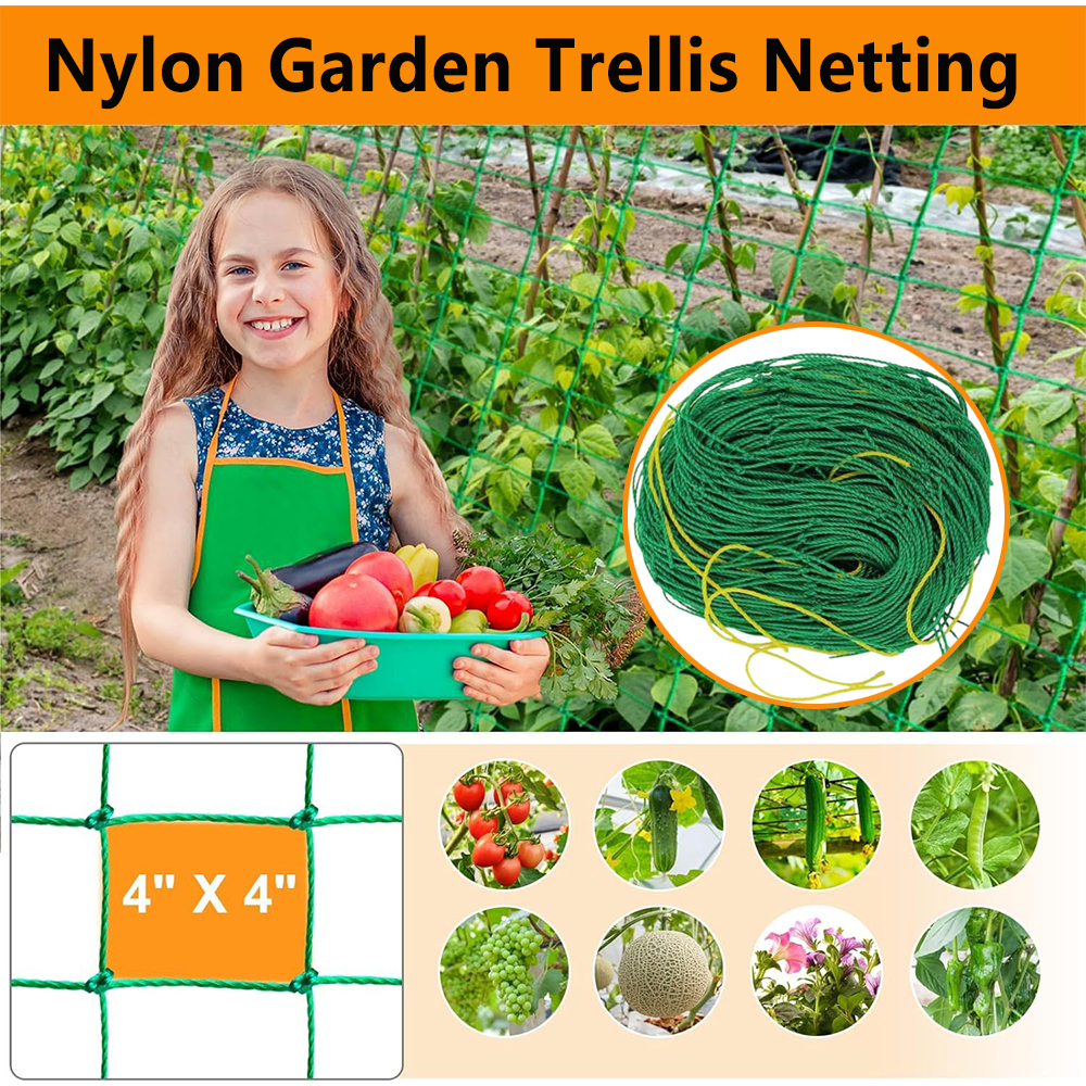 High Garden Climbing Netting Strong Nylon Plant Tr... – Grandado