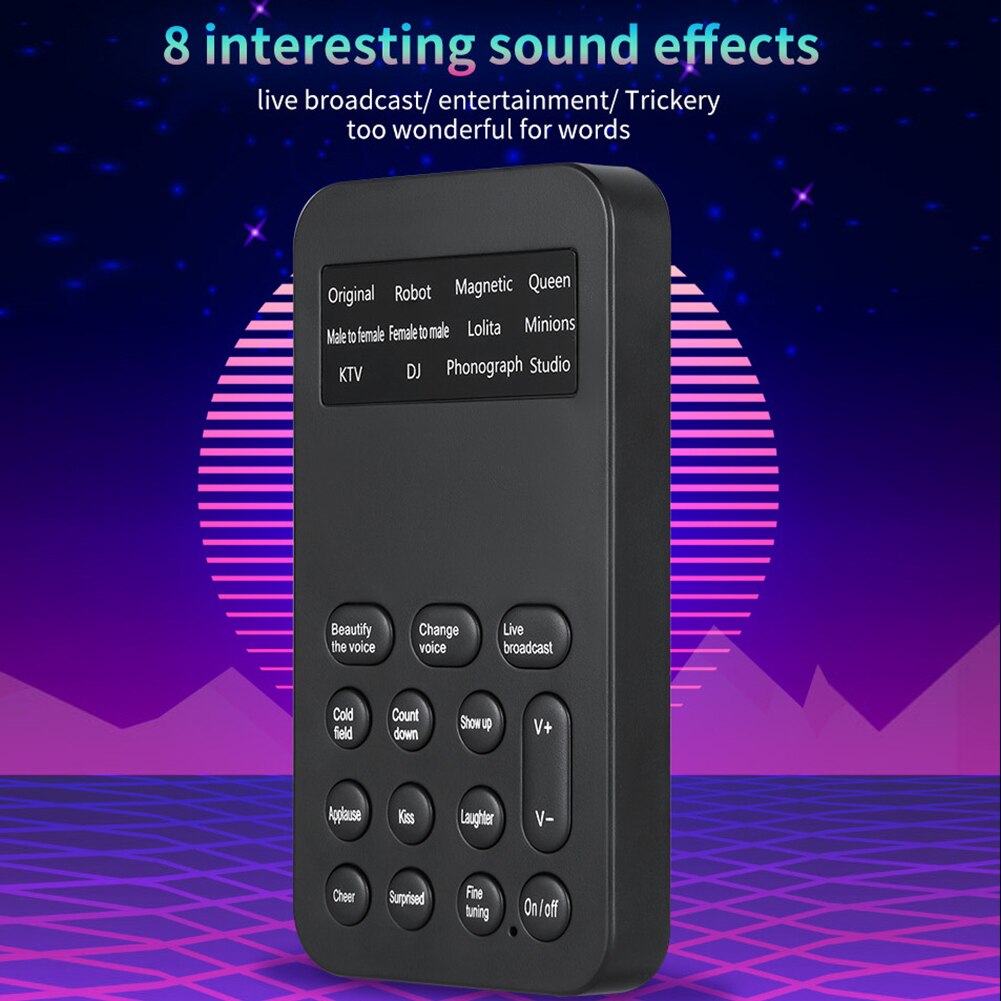 Voice Changer Mini Portable 12 Voice Changing Modu... – Grandado