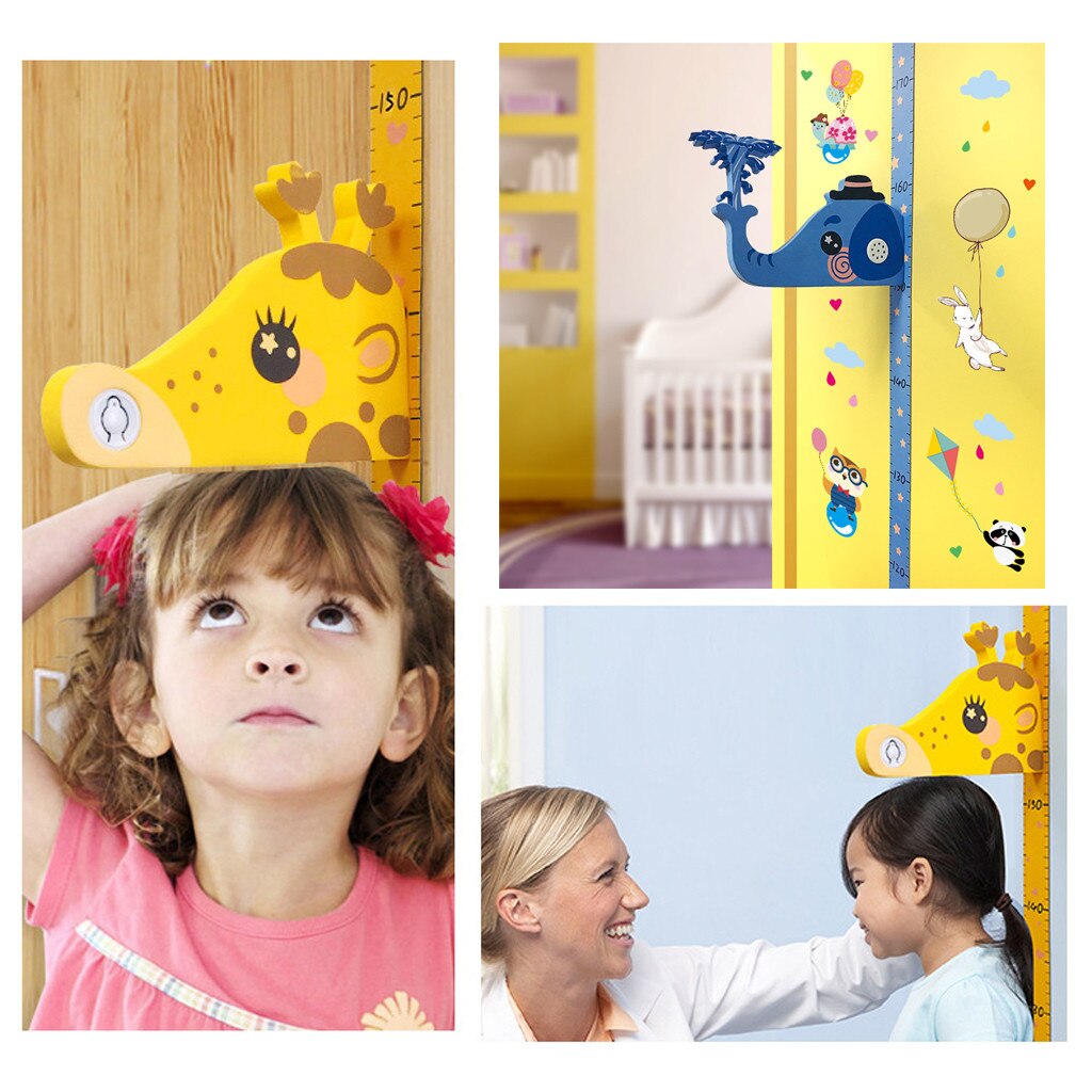 Removable Children 3D Height Chart Measure Wall St... – Grandado