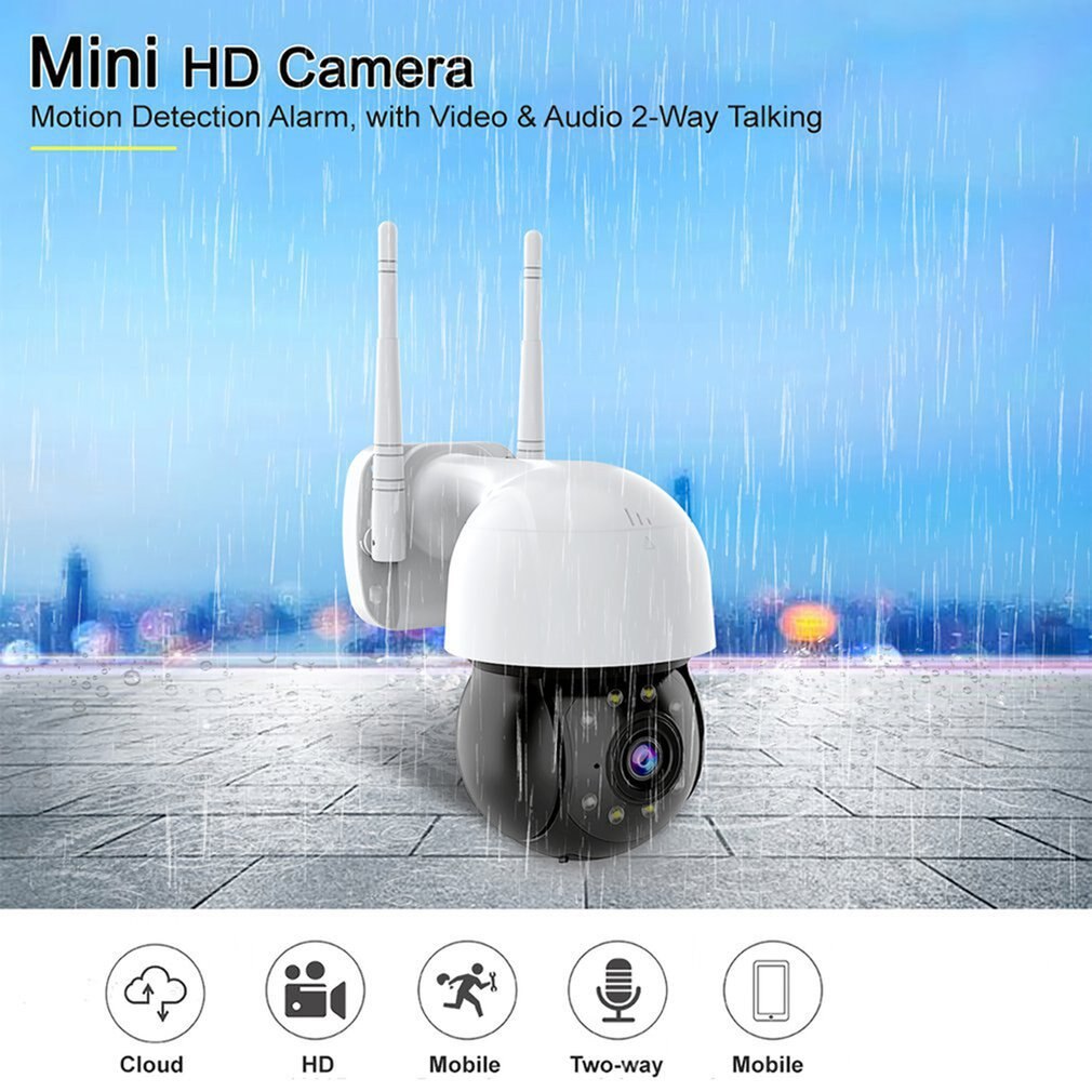 Wireless Wifi Network Spherical Rotating Camera EU... – Grandado