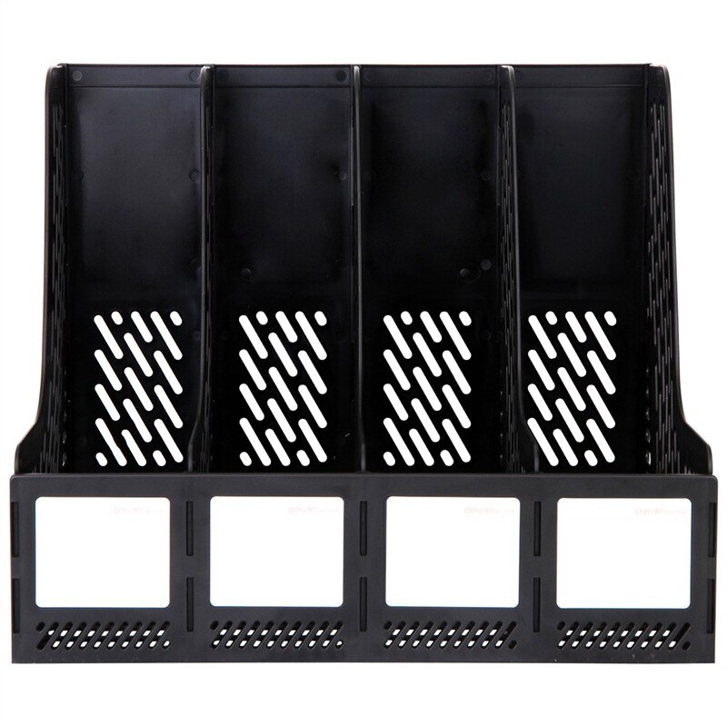 Deli Four-joint Openwork Desktop File Box Four Col... – Grandado