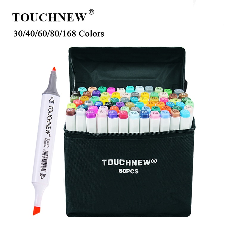 TOUCHNEW 30/40/60/80 Color Markers Manga Drawing M... – Grandado