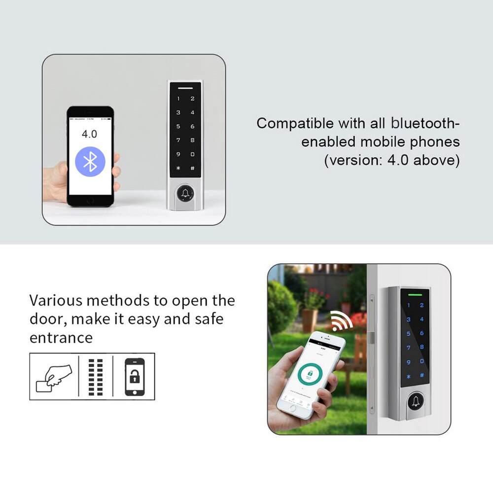 Bluetooth V 4,0 125Khz RFID Access Controller IP66... – Vicedeal