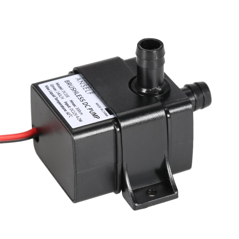 DC12V 4.2W Mini Brushless Dompelpomp 240L/H Aquari... – Vicedeal