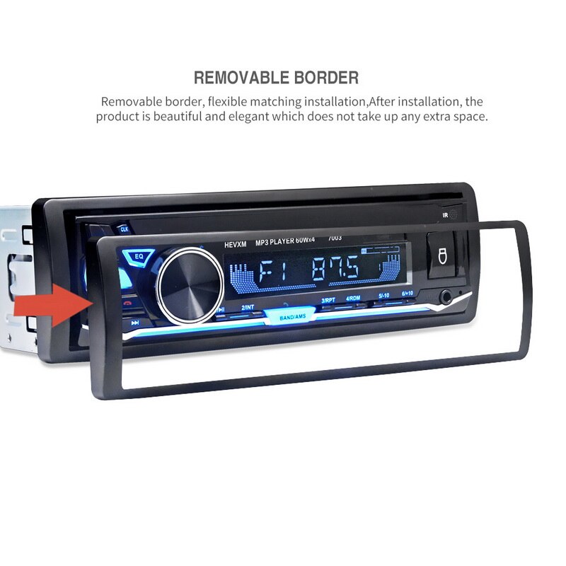 1 Din Stereo Audio Player Car MP3 Player Radio Cas... – Grandado