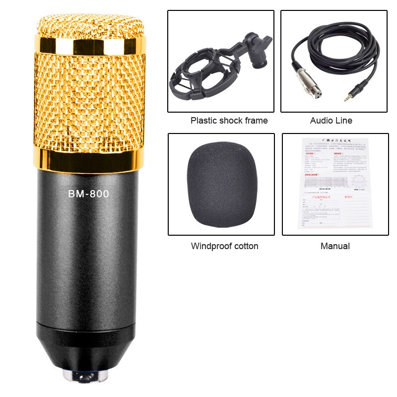 BM800 Microfoon Voor Pc Computer Microfoon Profess... – Grandado