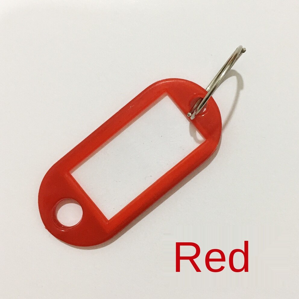 30 Pcs Plastic Custom Split Ring Id Key Tags Etike... – Grandado