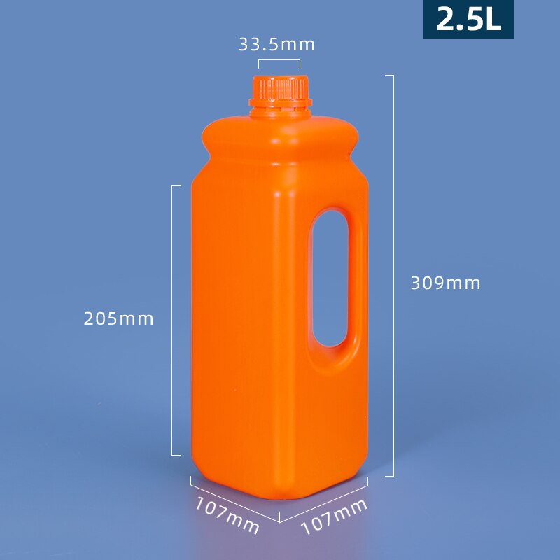 1PCS Empty 2.5L Square Bottles HDPE Material Food ... – Grandado