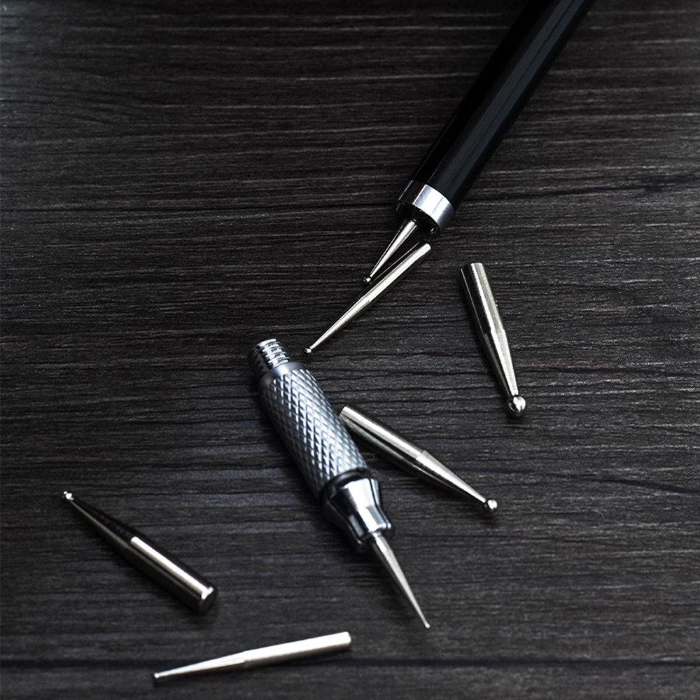 DIY leather craft carving line drawing pen replace... – Grandado