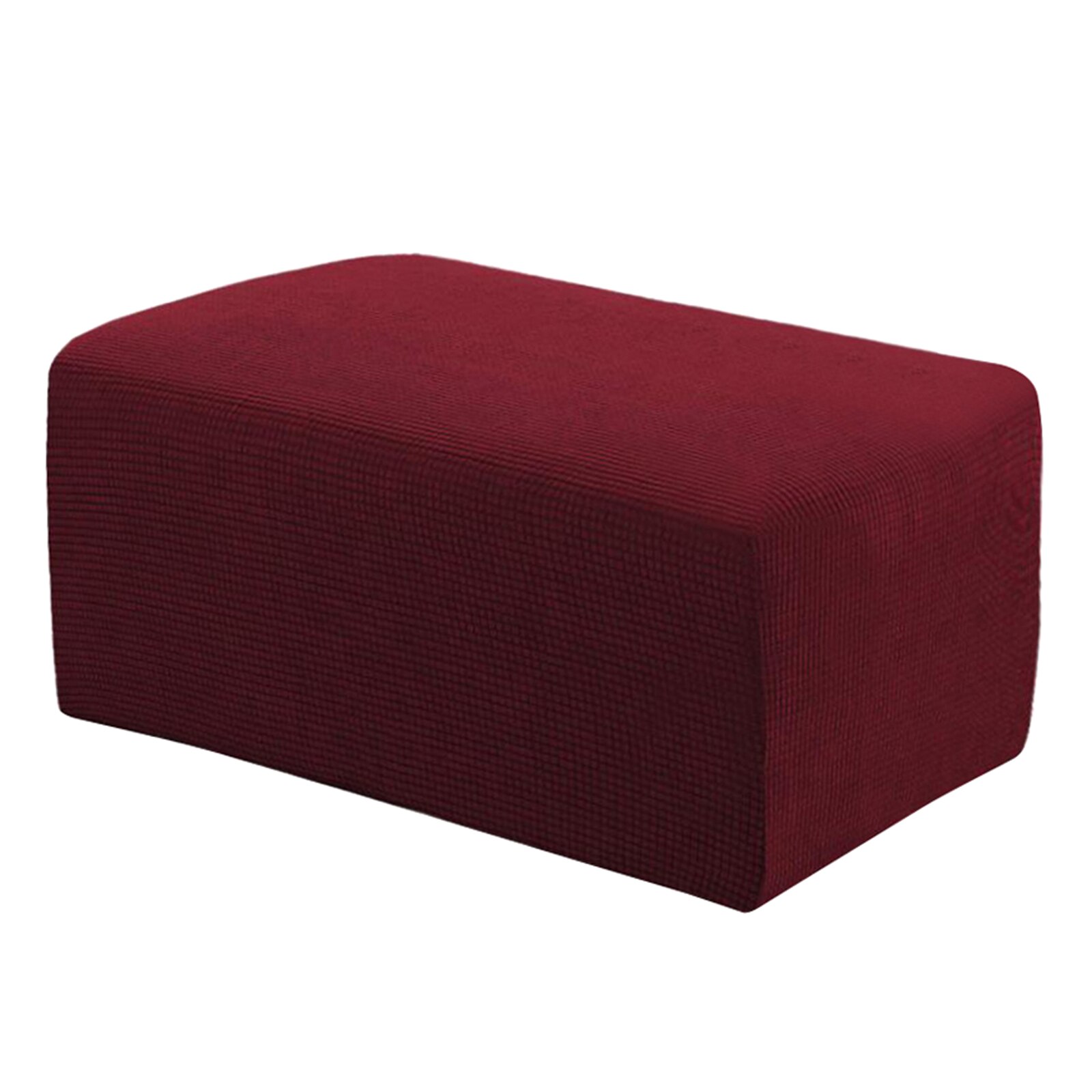 Premium Footstool Cover Rectangle Ottoman Slipcove... – Grandado