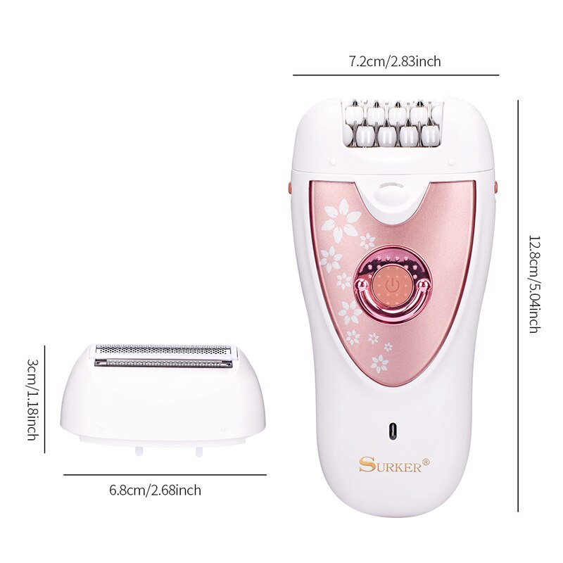 Portable 2 in 1 Electric Razor Hair Removal Epilat... – Vicedeal