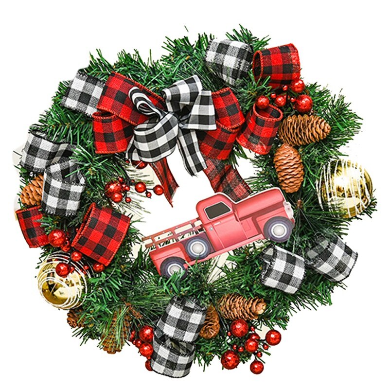 Christmas Garland Car Garland Front Door Hanging G... – Grandado