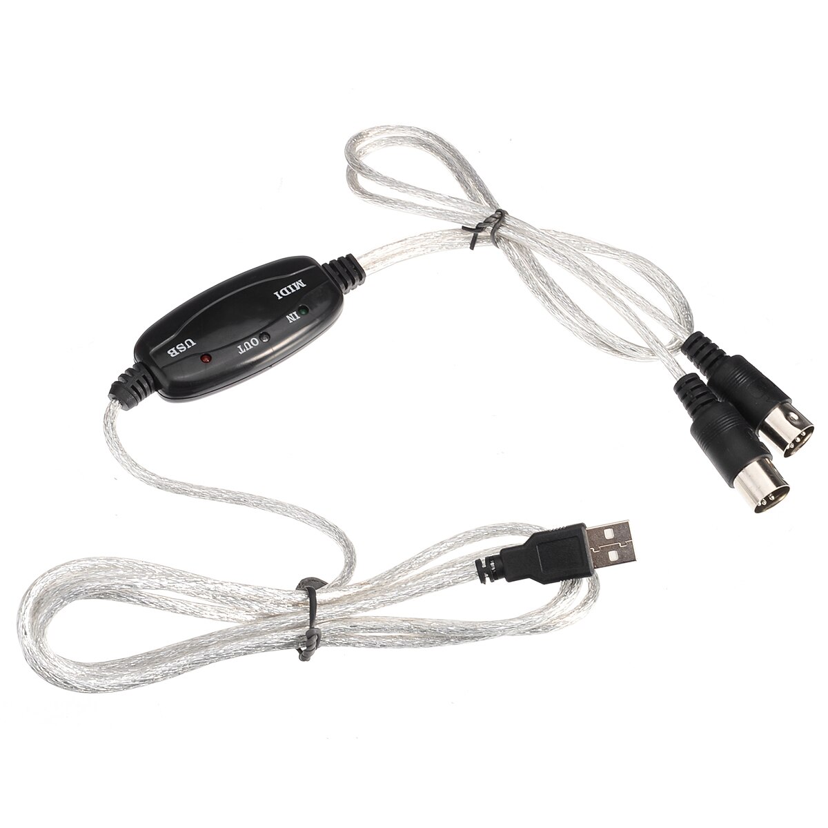 USB IN-OUT MIDI Interface Cable Converter PC to Mu... – Grandado