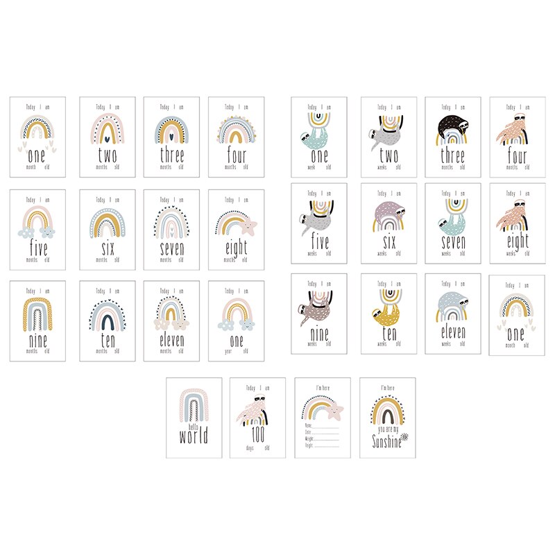 let‘s make Milestone Cards Paper Nancy Milestones ... – Grandado