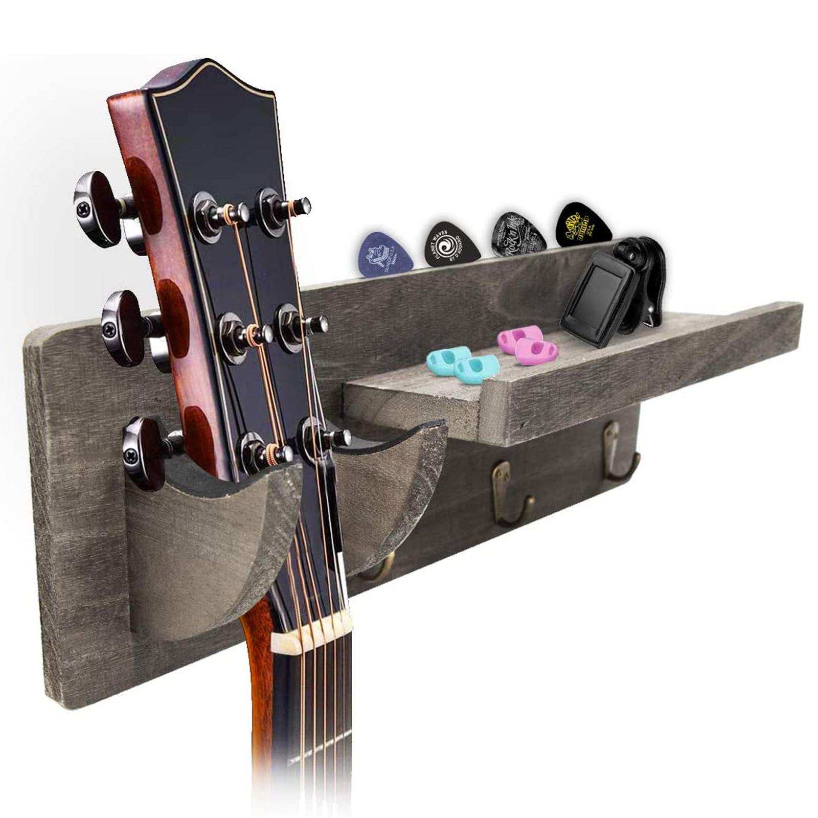 Rustic Wall Mount Guitar Holder Display Bracket Ha... – Grandado