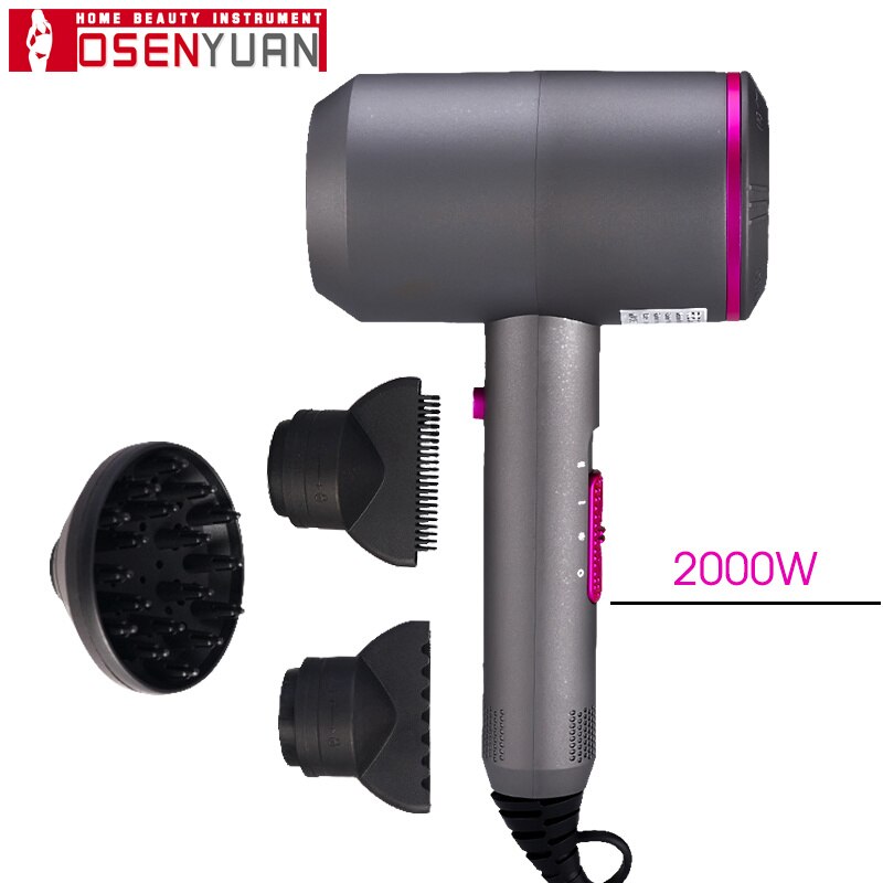 2020Hot Negative Ionic Hair Dryer 3-in-1 Multifunc... – Vicedeal