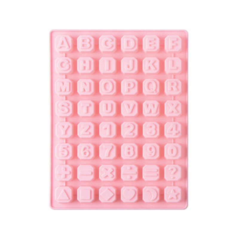 48 Letters Of The Alphabet Silicone Chocolate Mold... – Grandado