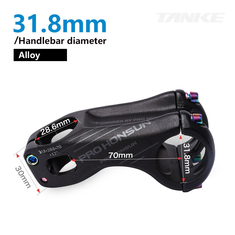 PROHONSUN Fahrrad Vorbau Mtb Rennrad Vorbau MTB 31... – Vicedeal