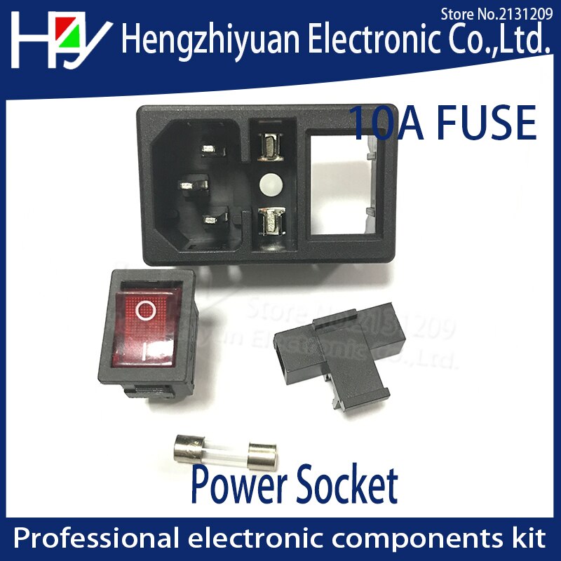 Hzy Met 10A Zekering! Rode Tuimelschakelaar Gesmol... – Vicedeal