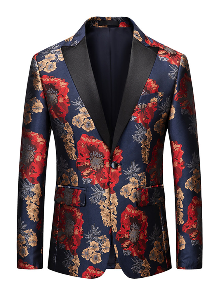 Mens High-end Business Casual Single Button Suit S... – Grandado