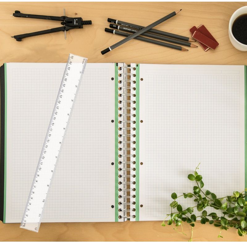 2 Pack 12 Inches Clear Plastic Ruler Straight Rule... – Vicedeal