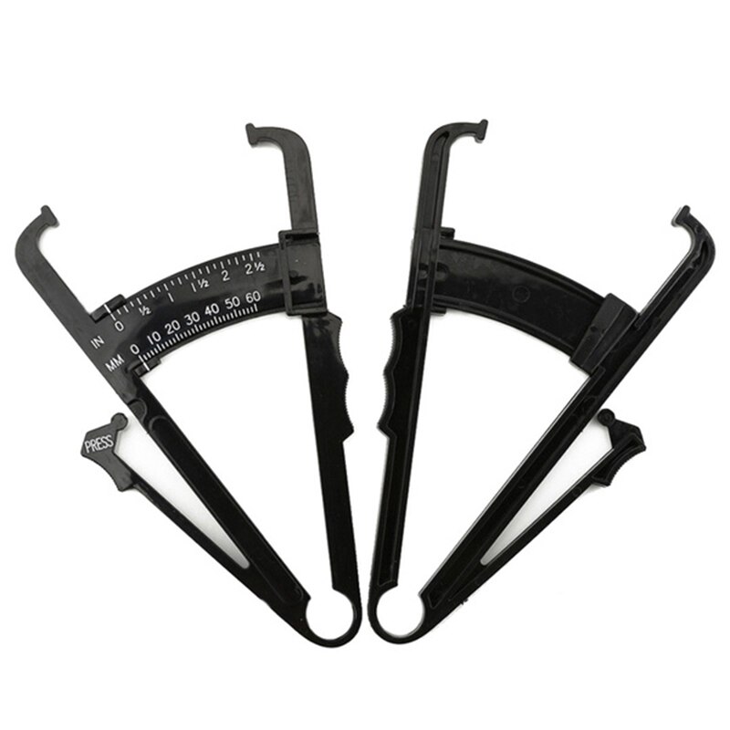 2Pcs Portable Body Fat Caliper Adipometer Huidploo... – Vicedeal