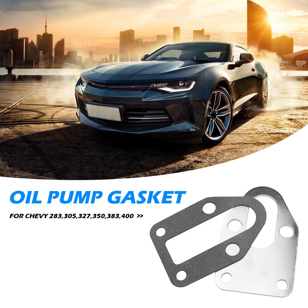 Car SBC Chrome Fuel Pump Mounting Plate + Gasket f... – Grandado