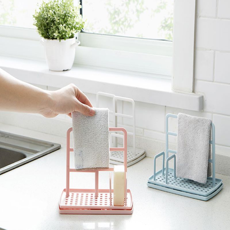 Sponge Soap Shelf Kitchen Table Rag Rack Dishwashe... – Grandado
