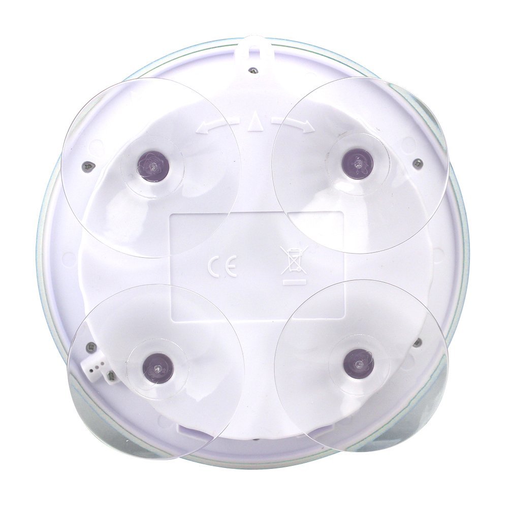 Baldr Waterproof Wall Clock Bathroom Suction Cups ... – Grandado