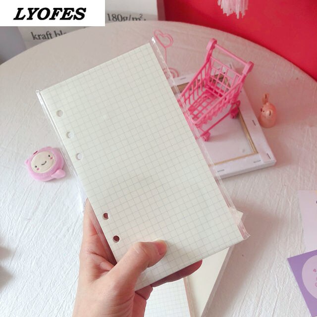 6 Hole Ring Binder Refill Notebooks Journals Blank... – Grandado