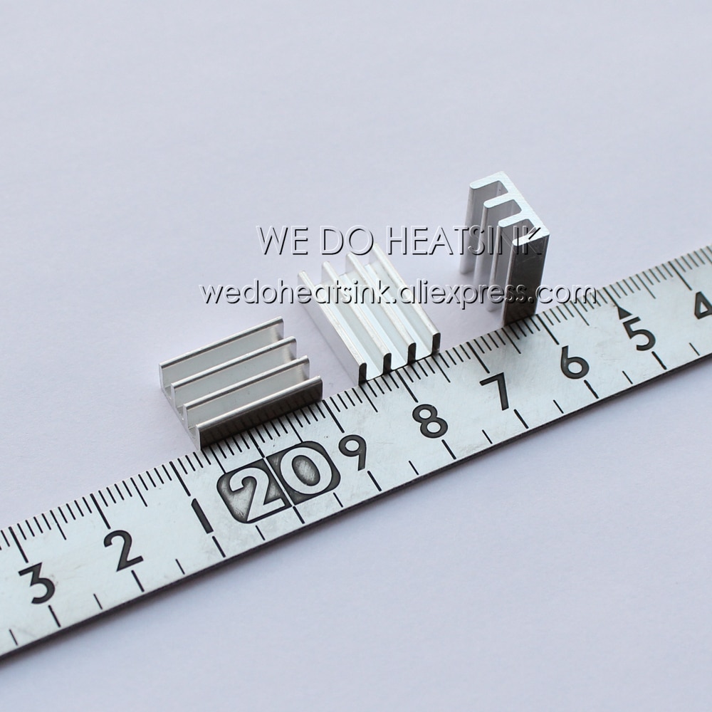 WE DO HEATSINK 100pcs 16x11x5mm Extruded CPU Coole... – Grandado