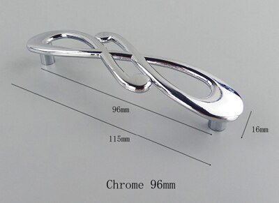 Modern Art Gold Chrome Furniture Handle Kitchen Ca... – Vicedeal