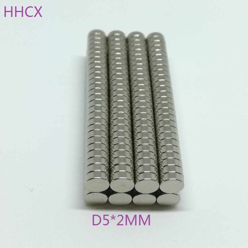 500 stücke Disk magnet 5x2 N35 Starke Disc NdFeB R... – Grandado